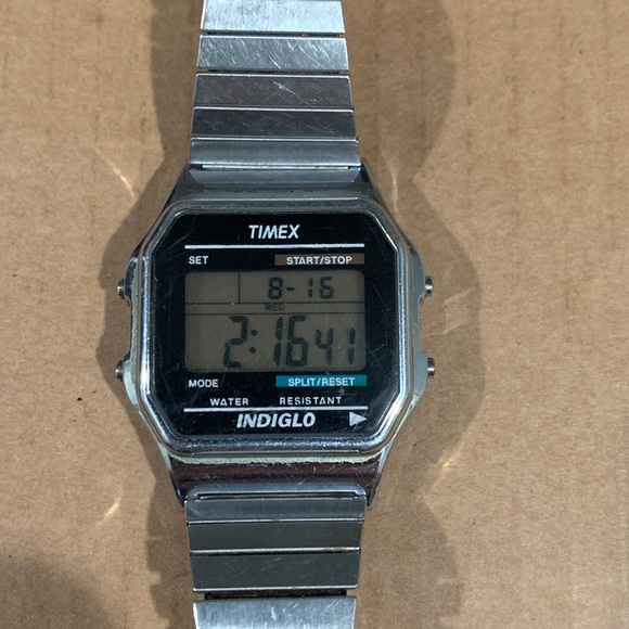 Timex | Accessories | Timex Indiglo Digital Wristwatch | Poshmark